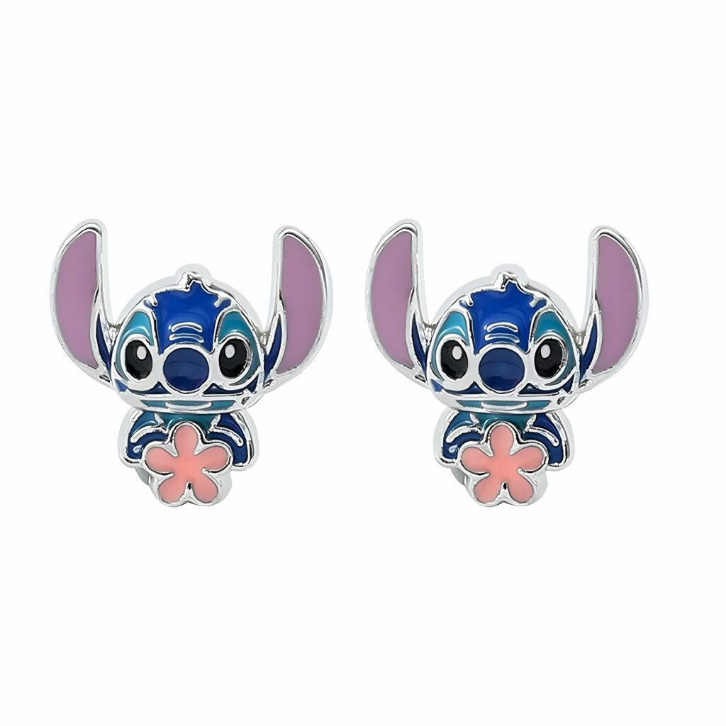 Boucle d'Oreille Stitch Fleur • La boutique Stitch